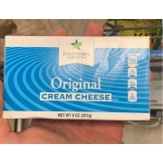 Freedom's Choice Cream Cheese, Original: Calories, Nutrition Analysis ...