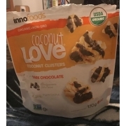 Inno Foods Coconut Love Coconut Clusters, Dark chocolate: Calories ...