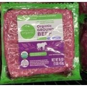 Simply Truth Organic Ground Beef, Grass Fed: Calories, Nutrition ...