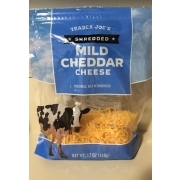 Trader Joe's Mild Cheddar Cheese, Shredded: Calories, Nutrition Analysis & More | Fooducate