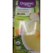 Great Value Chicken Broth, Low Sodium, Organic: Calories, Nutrition ...