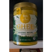 4th And Heart Ghee, Clarified Butter, Original Recipe: Calories ...
