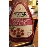 Ken's Steak House Dressing, Raspberry Walnut: Calories, Nutrition ...