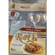 Bake-Sense All Natural Roll-Ups, Whole Wheat: Calories, Nutrition ...