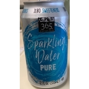 365 Everyday Value Sparkling Water, Pure: Calories, Nutrition Analysis ...