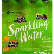 Member's Mark Sparkling Water, Variety Pack: Calories, Nutrition ...
