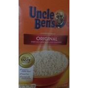 Uncle Ben's Enriched Parboiled Rice, Long Grain, Original: Calories ...