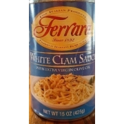 Ferrara White Clam Sauce: Calories, Nutrition Analysis & More | Fooducate