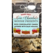 Trader Joe's Mini Chocolate Mousse Rich Chocolatey Cakes: Calories, Nutrition Analysis & More ...