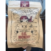Righteous Felon Beef Jerky: Calories, Nutrition Analysis & More | Fooducate