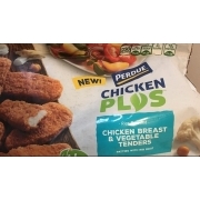 Perdue Chicken Plus Chicken Breast & Vegetable Tenders: Calories ...