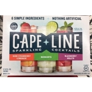 Cape Line Sparkling Cocktails, Variety Pack: Calories, Nutrition ...