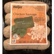 Meijer Chicken Sausage: Calories, Nutrition Analysis & More | Fooducate