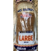 Mrs. Baird's Large Bread: Calories, Nutrition Analysis & More | Fooducate