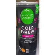 Simple Truth Organic Arabica Coffee, Cold Brew, Vanilla: Calories ...