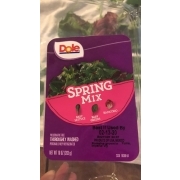 Dole Spring Mix: Calories, Nutrition Analysis & More | Fooducate