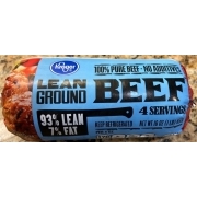 Kroger Lean Ground Beef, 100% Pure Beef: Calories, Nutrition Analysis ...