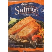 Member's Mark Atlantic Salmon, Fillet Portions: Calories, Nutrition ...