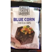 Food Should Taste Good Blue Corn Tortilla Chips: Calories, Nutrition ...