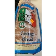 Roma Bakery Cottage Bread: Calories, Nutrition Analysis & More | Fooducate