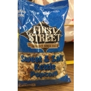 First Street Kettle Popcorn, Sweet And Salty: Calories, Nutrition ...