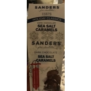 Sanders Fine Chocolatey Dark Chocolate Mini Sea Salt Caramels: Calories ...