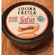 Cocina Fresca Cantina Style Salsa, Medium: Calories, Nutrition Analysis ...