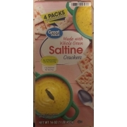 Great Value Saltine Crackers With Whole Grain: Calories, Nutrition ...