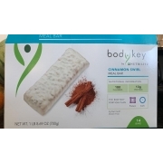 Body Key Cinnamon Swirl Meal Bar: Calories, Nutrition Analysis & More ...