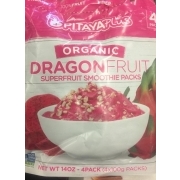 Pitaya Plus Pitaya/Dragonfruit, Raw Organic Smoothie Packs: Calories ...