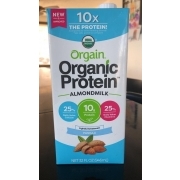 Orgain Organic Protein Almondmilk, Lightly Unsweetened Vanilla ...