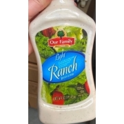 Our Family Dressing, Light, Ranch: Calories, Nutrition Analysis & More ...