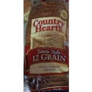 Country Hearth Bread, Dakota Style 12 Grain: Calories, Nutrition ...