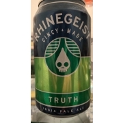 Rhinegeist India Pale Ale, Truth, Canned: Calories, Nutrition Analysis ...
