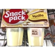 Snack Pack Pudding, Vanilla: Calories, Nutrition Analysis & More ...