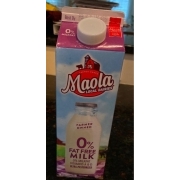 Maola Milk, Fat Free: Calories, Nutrition Analysis & More | Fooducate