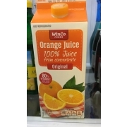 Winco Foods Orange Juice, Original: Calories, Nutrition Analysis & More ...