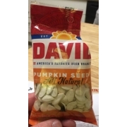 David Pumpkin Seeds, Roasted & Salted: Calories, Nutrition Analysis ...