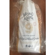 Bread Alone Bakery Organic Nine Grain Mixed Bread: Calories, Nutrition ...