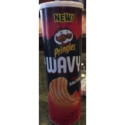 Pringles Potato Chips. Wavy, Classic Salted: Calories, Nutrition ...