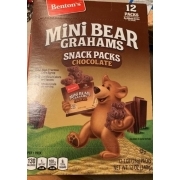 Benton's Mini Bear Grahams, Snack Packs Chocolate: Calories, Nutrition ...