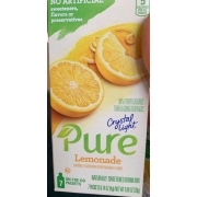 Pure Crystal Light, Lemonade: Calories, Nutrition Analysis & More ...