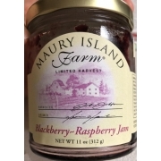 Maury Island Farm Blackberry, Raspberry Jam: Calories, Nutrition ...