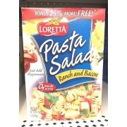 Loretta Pasta Salad, Ranch And Bacon: Calories, Nutrition Analysis ...