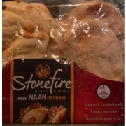 Stonefire Flatbread, Mini Naan, Original: Calories, Nutrition Analysis ...