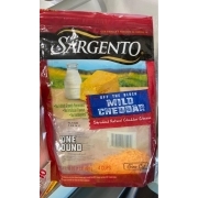 Sargento Mild Cheddar Cheese: Calories, Nutrition Analysis & More ...