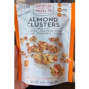 Creative Snacks Co. Almond Clusters: Calories, Nutrition Analysis ...