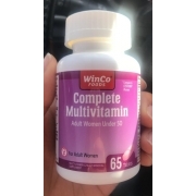 WinCo Foods Complete Multivitamin Tablets, For Adult Women: Calories ...