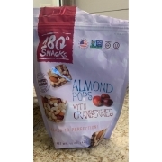 180 Snacks Almond Pops With Cranberries: Calories, Nutrition Analysis ...