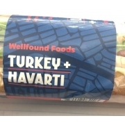 Wellfound Foods Sandwich, Turkey + Havarti: Calories, Nutrition ...